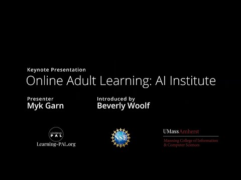 Myk Garn | Online Adult Learning: AI Institute | NSF PAL Ideation Workshop