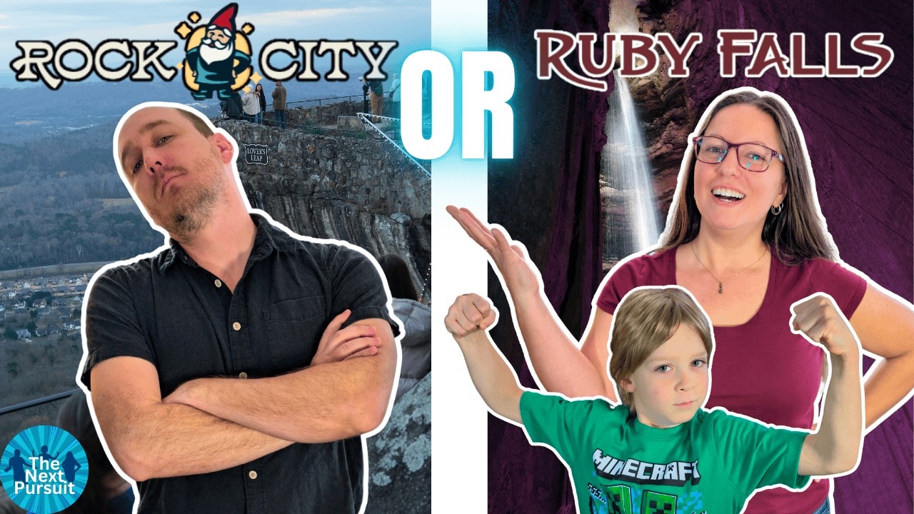 Ruby Falls vs Rock City! Only 1 day, which do you choose? Which is worth it? Chattanooga comparison