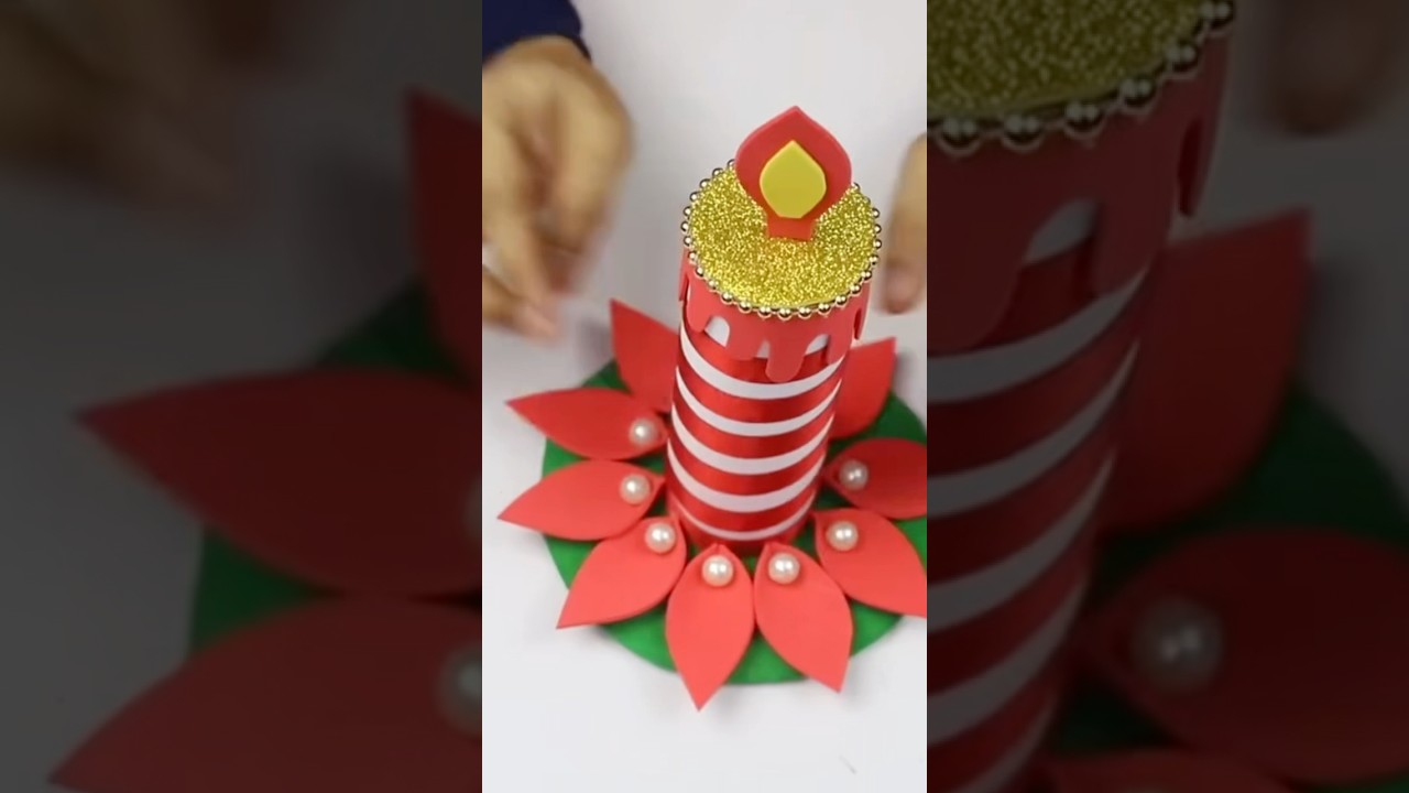 Wonderful DIY Christmas Candles #diy #manualidades #craft