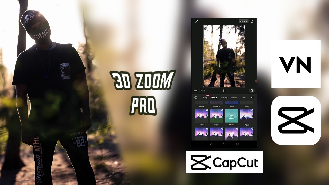 Instagram Trending Capcut 3D zoom pro | Strobe Tutorial for Youtube Shorts/Reels