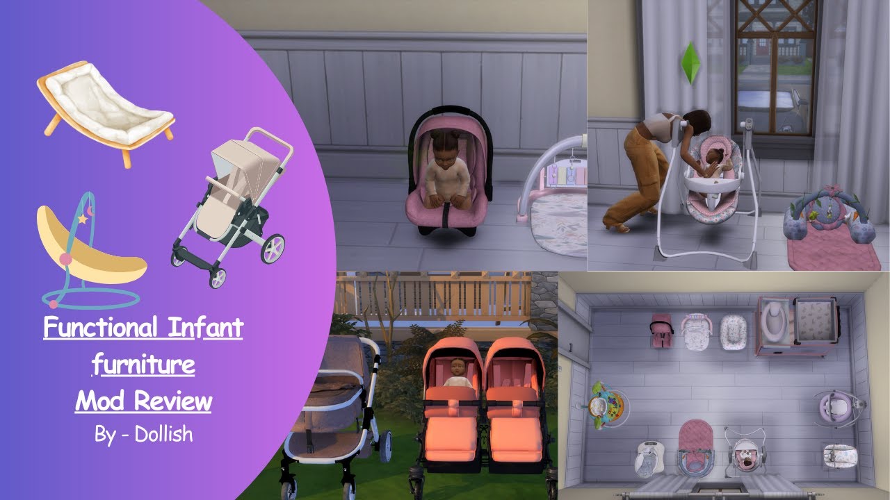 Get The Must-have Infant Functional Furniture Items for Sims 4 With This Mod!