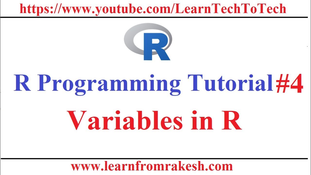 R Programming Tutorial #4: Variables (Naming Convention), Find Variables and Remove Variables
