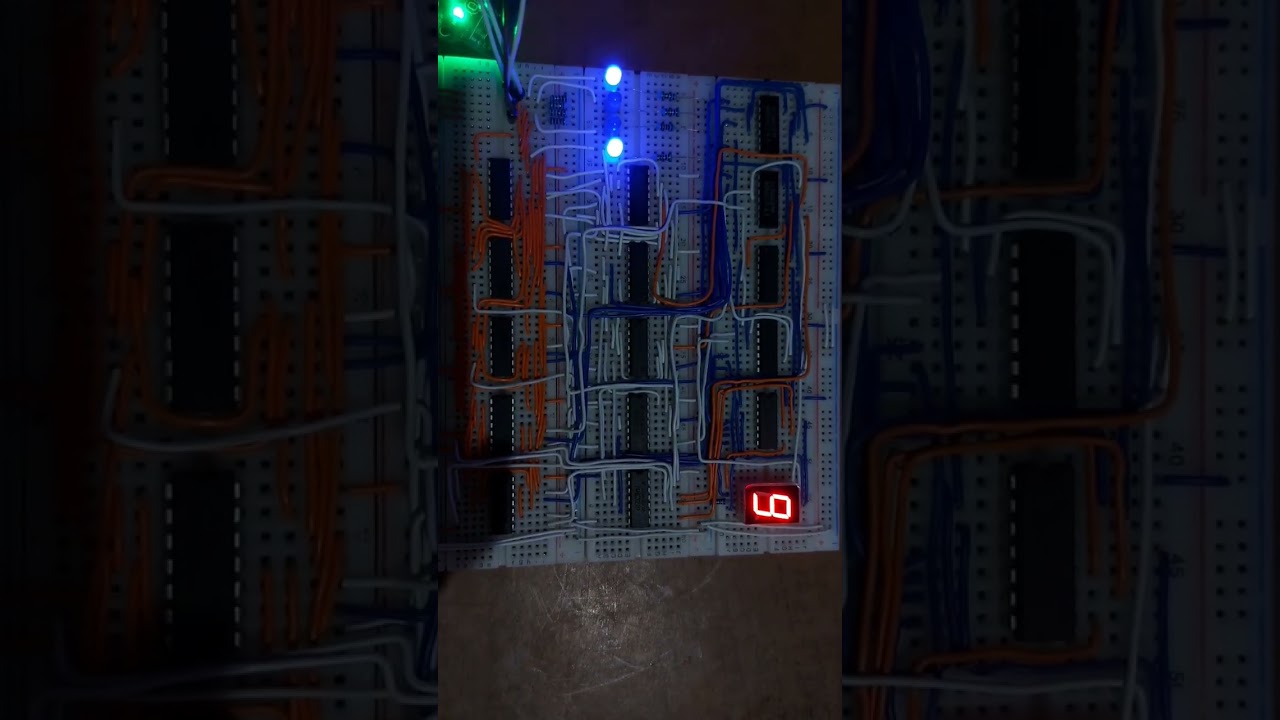 seven segment Decoder using Logic Gates