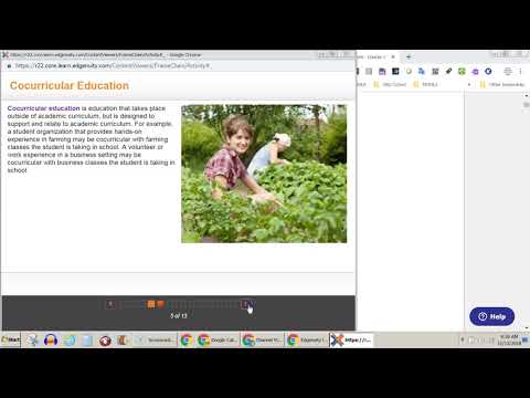 Edgenuity - how to see student lessons in detail