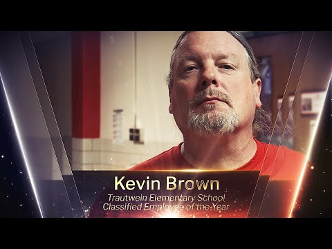 2025 Trautwein Elementary School Classified Employee of the Year: Kevin Brown