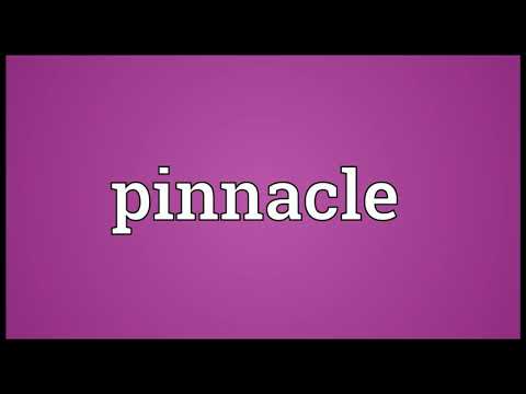pinnacle meaning in English