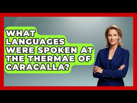 What Languages Were Spoken At The Thermae Of Caracalla? - All About Rome