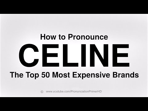 HOW TO PRONOUNCE CELINE