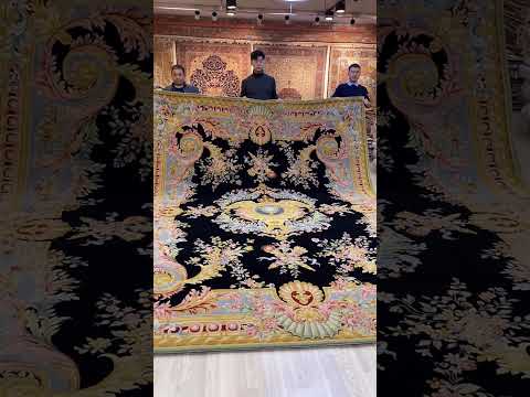 10x14ft Handmade Chinese carpet French paradise design wool carpet living room classic pattern
