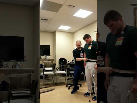 Standing Manual Gait Facilitation