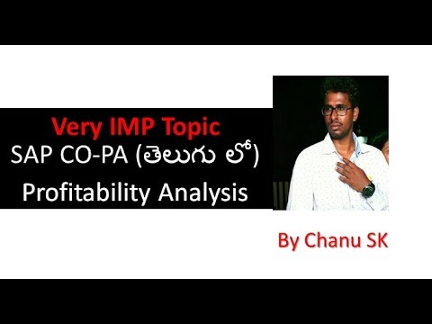 తెలుగు లో SAP COPA Analysis in Telugu|SAP FICO COACH|SAP FICO In telugu