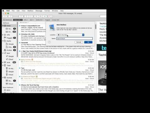Apple Mail-Making Folders