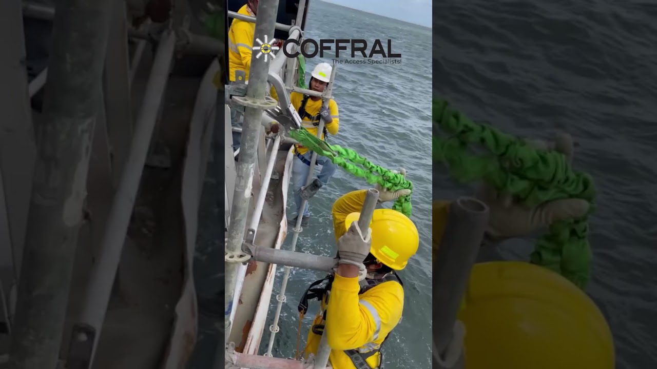 Extreme Offshore Scaffolding Installation