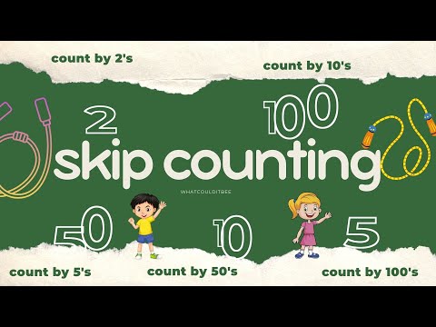 Skip Counting | count by 2, 5, 10, 50, 100's