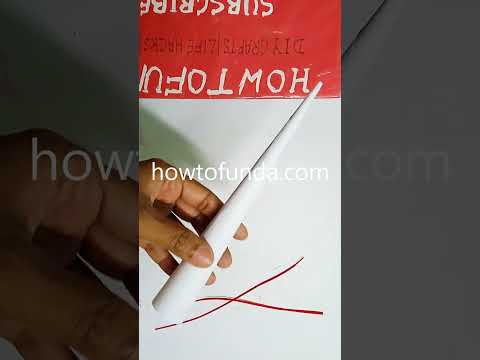 wind mill or turbine model making using cardboard and paper - science project - howtofunda - #shorts