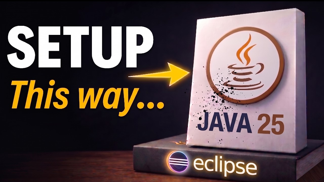 How to Install Java 25 & Eclipse IDE on Windows 11