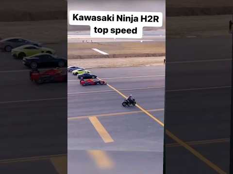 Kawasaki ninja H2R Top speed test