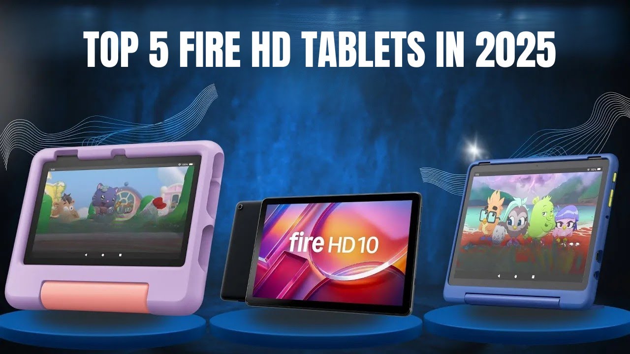 Top 5 Amazon Fire Tablets in 2025 (BEST for Kids, Work & Gaming!)