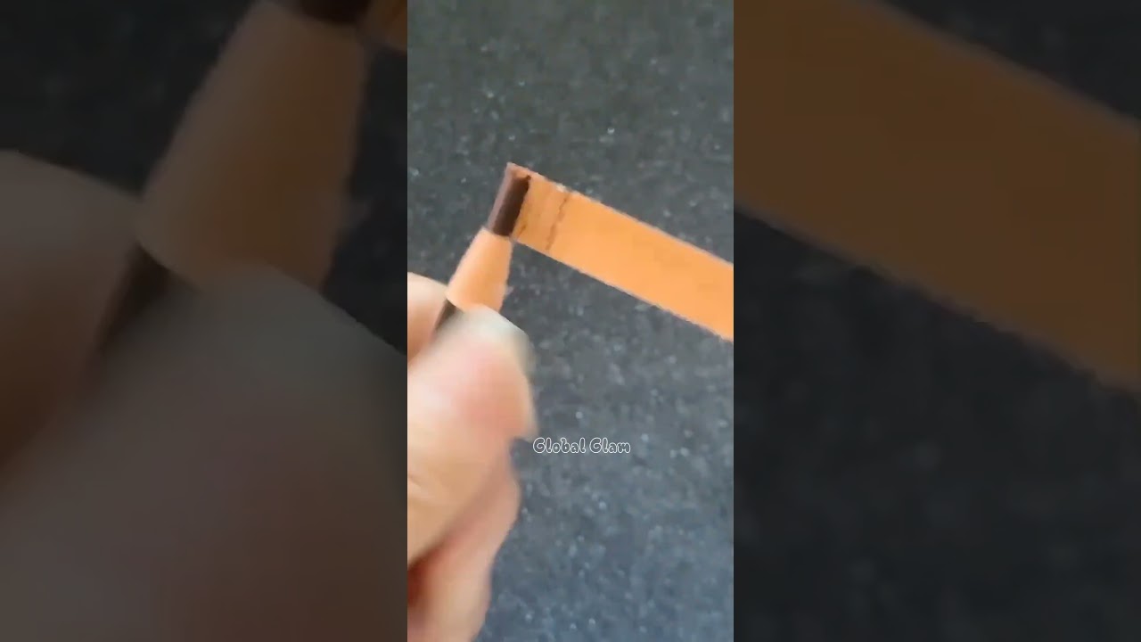 How To Sharpen Eyebrow Pencil To Draw Perfect Eyebrow Shape ✨