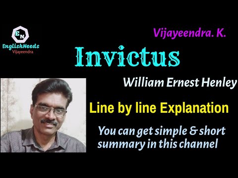 poem INVICTUS Explained in detail
