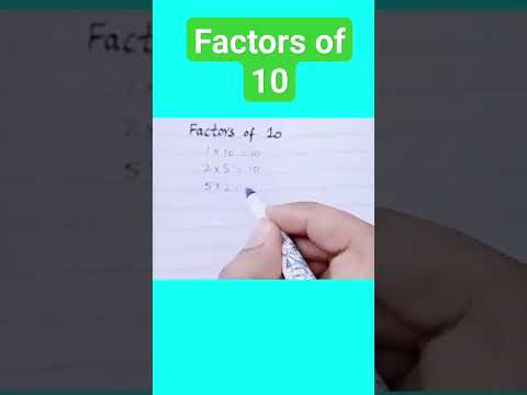 Factors of 10#factors #shorts#maths #mathskills #mathsucks #mathstudent #mathsmemes #dsemaths #math