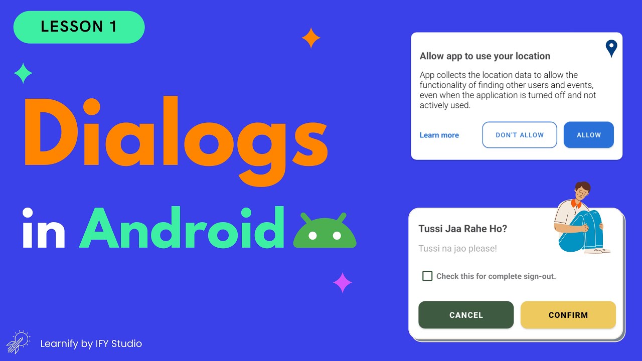 Learnify | #1 Custom Dialogs Android Koltin