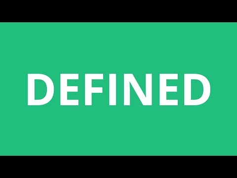 How To Pronounce Defined - Pronunciation Academy