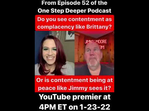 Is the idea of contentment about being complacent with where you are or at peace?