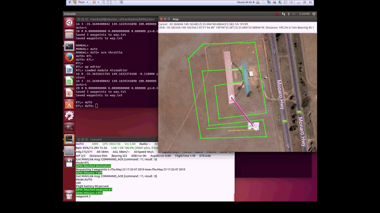 Rover Path Planning with Dijkstra's algorithm