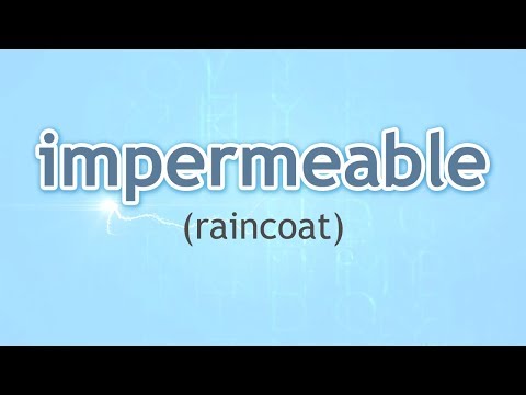 How to Pronounce Raincoat (Impermeable) in Spanish