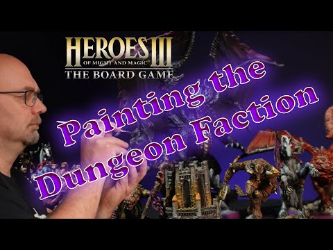 Painting the Dungeon Army – Heroes of Might & Magic 3 The Board Game
