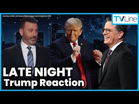 Late Night Hosts React to Trump’s Win | Stephen Colbert, Jimmy Kimmel, More