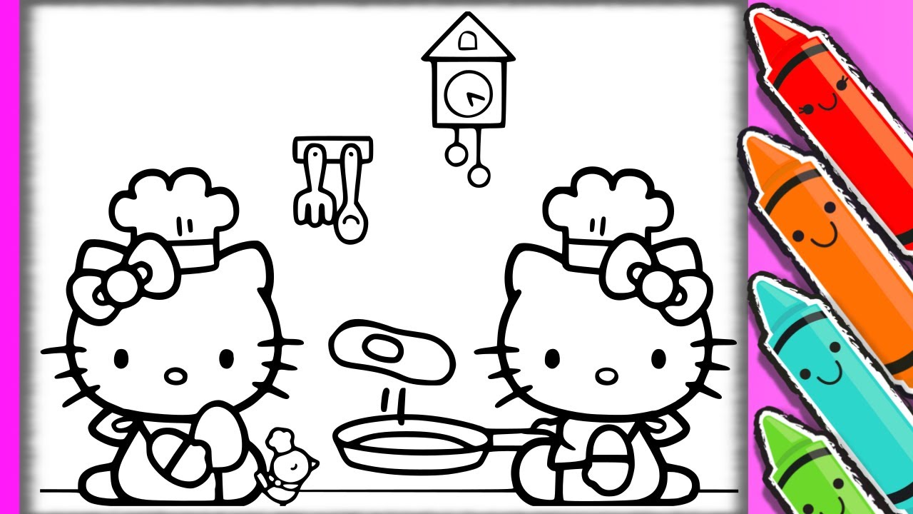 Coloring Hello Kitty Coloring Pages | Crayola Coloring Page
