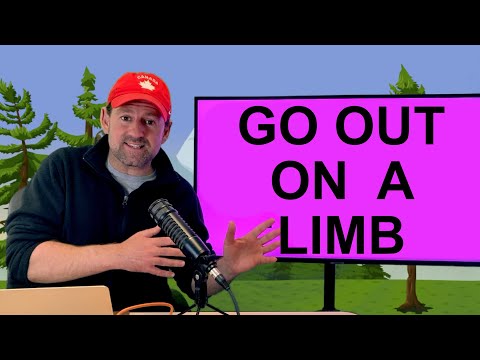 'Go out on a Limb' meaning in English
