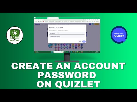 How to Create an Account Password on Quizlet