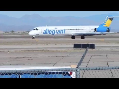 Phoenix-Mesa Gateway Airport/Allegiant Air MD-80 & A319