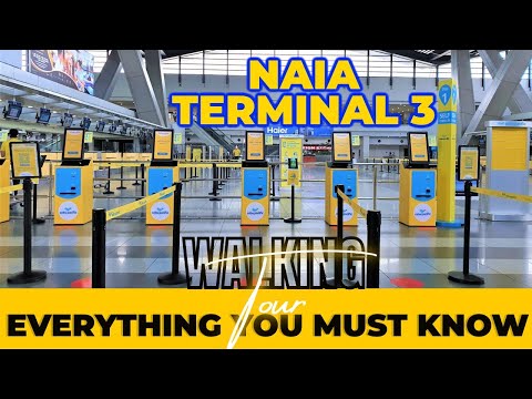 PHILIPPINE NAIA TERMINAL 3 WALKING TOUR #lovethephilippines