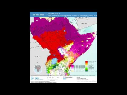 WFP VAM - Seasonal Monitor: East Africa | Start of Season Relative to Average Date