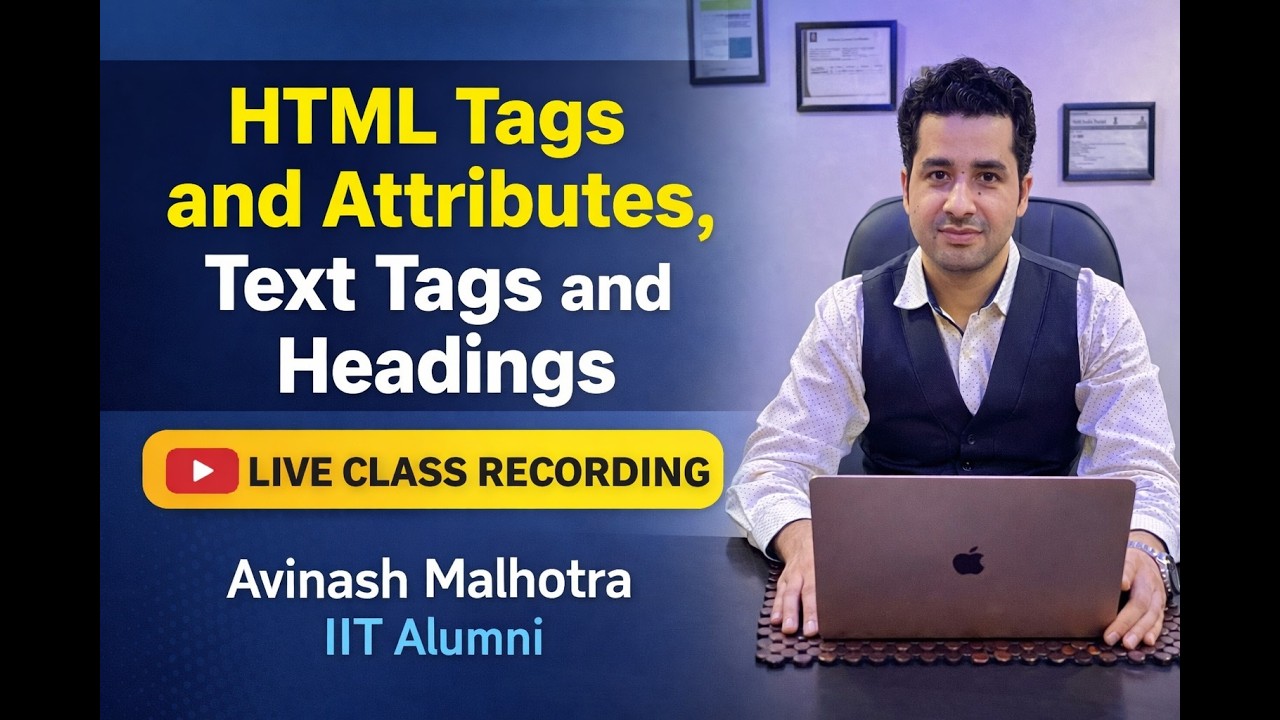 HTML Tags and Attributes Tutorial | Text Tags & Headings Explained for Beginners