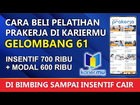 Cara Beli Pelatihan Prakerja 2023 di Karirmu Gelombang 61
