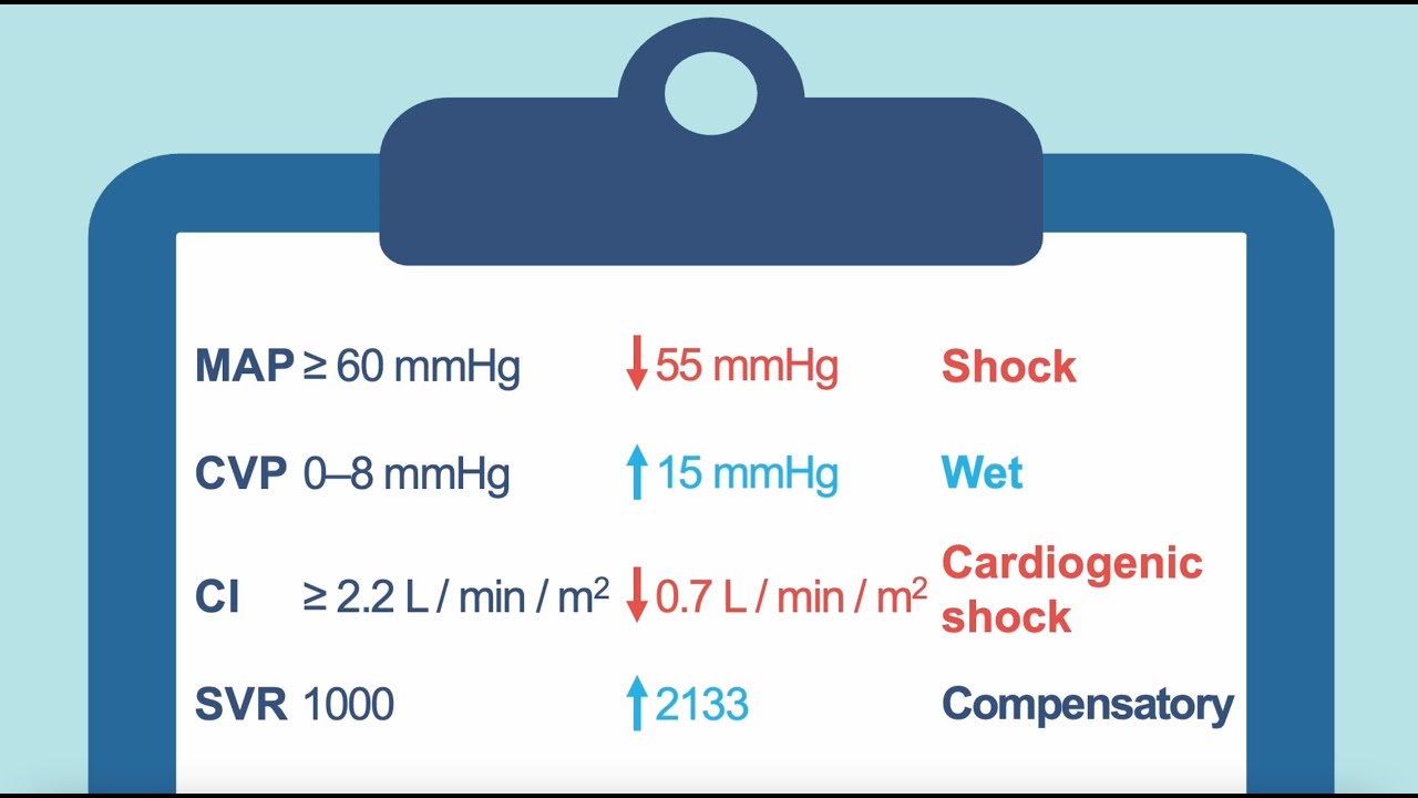 Interpreting the hemodynamic data