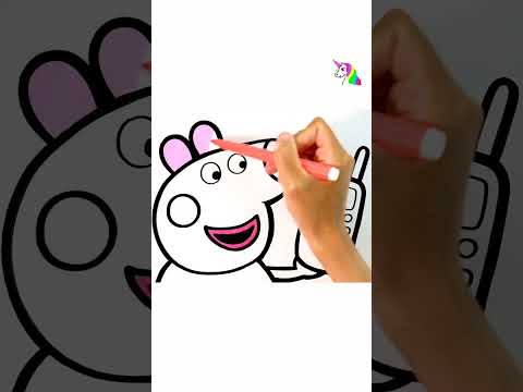 Peppa pig Drawing for kid #art #drawing #coloring #peppapig – Drawing ...