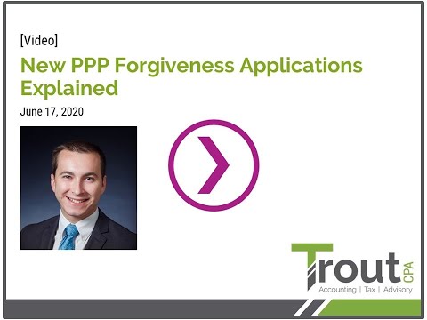 PPP Forgiveness Applications Explained