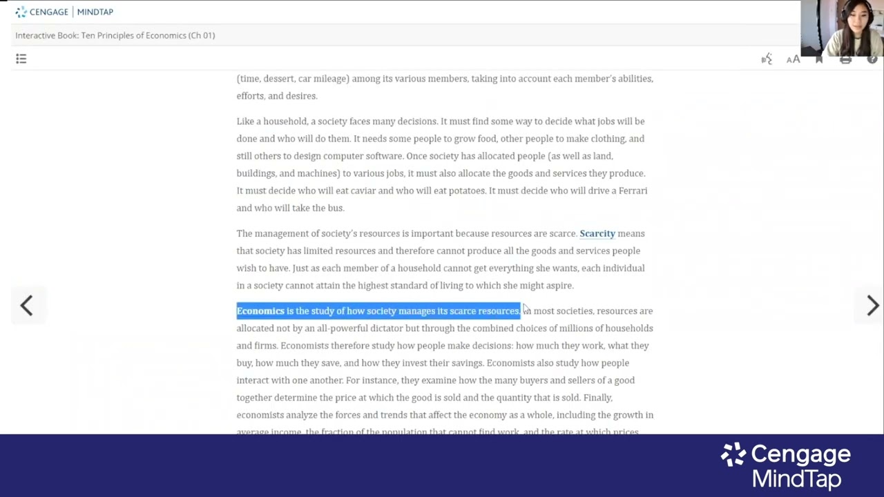 Creating Flashcards using the Highlighting Tool in MindTap