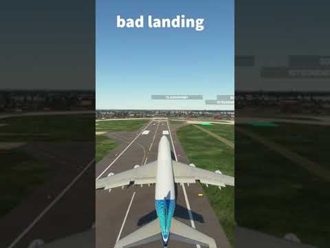 Landing at Midway International Airport. Sacriest Airport in the US mfs2020 #shorts