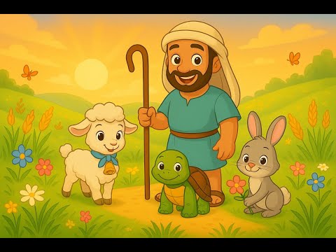 Psalm 23 for Kids | The Lord is My Shepherd Bible Story | Christian Cartoon for Children Ages 3–8