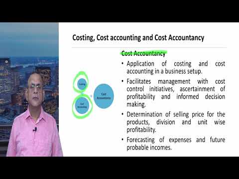 Costing, Cost accounting, and Cost Accountancy Defined