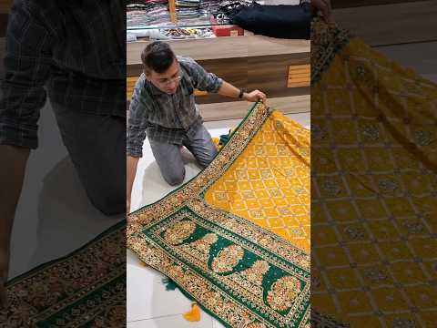 super designer yellow saree 2024 #saree #sadi #sareelove #yellowsaree #fashion #shortvideo#shorts
