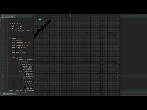 A* pathfinding algorithm | CS50 Final Project