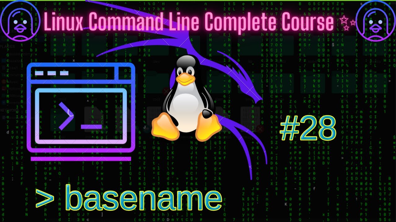 basename command explained   // Master Linux Command line #28 #linux